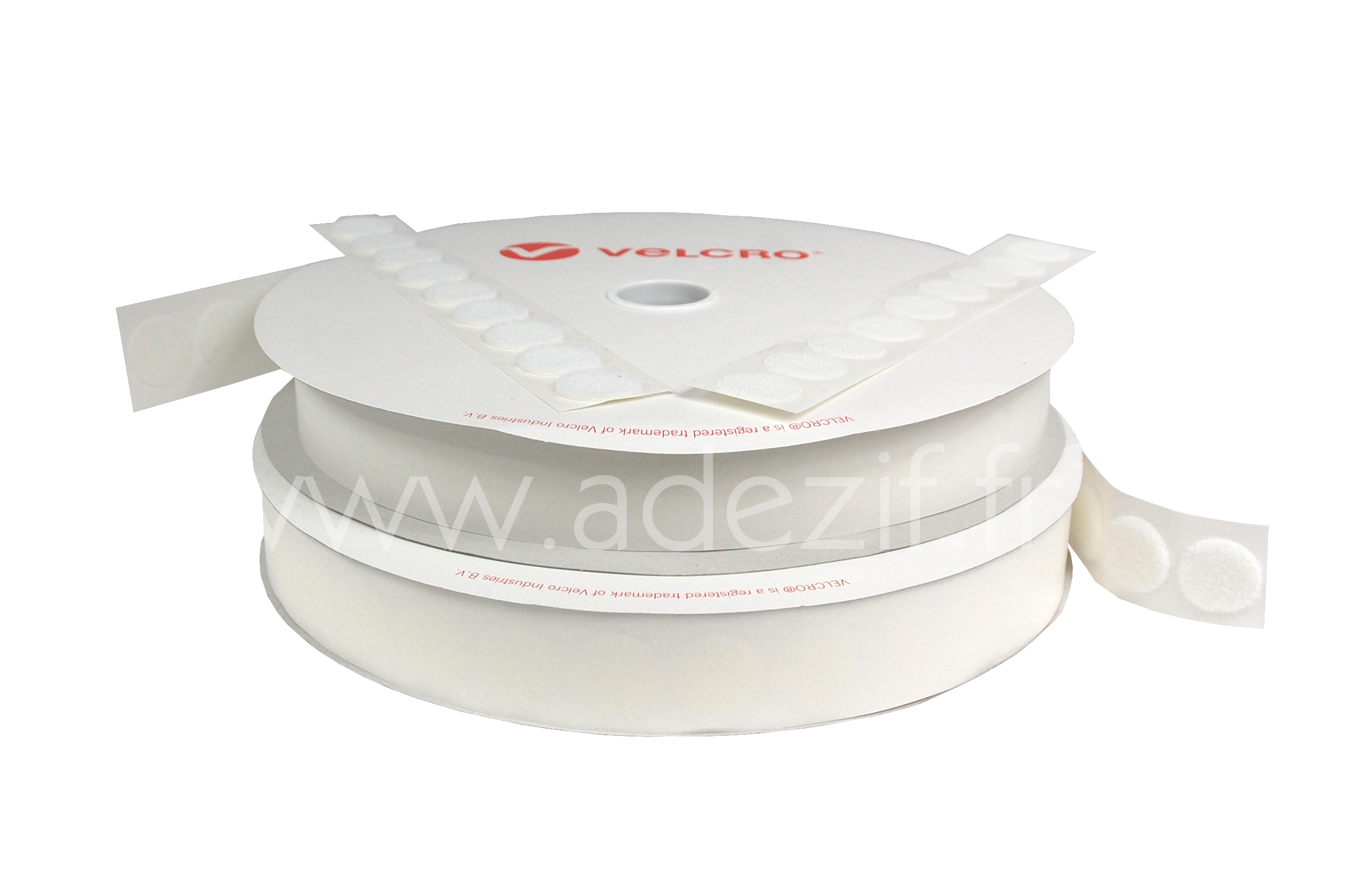 Velcro adhésif industriel - ruban scratch blanc ou noir