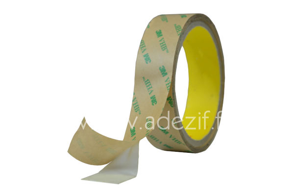 Scotch double face transfert VHB transparent et fin 3M 9460